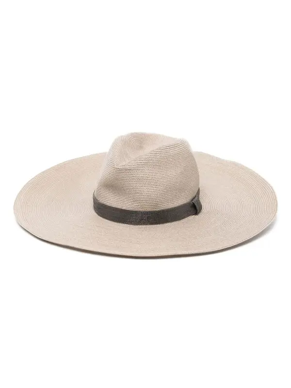 Brunello Cucinelli Wide-brim Sun Hat - Brown
