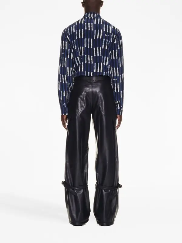 Off-White Carpenter Leather Trousers