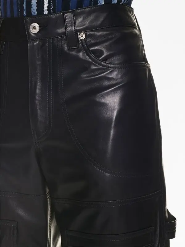 Off-White Carpenter Leather Trousers