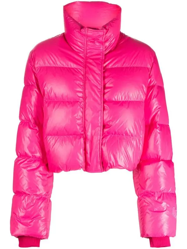 JUUN.J Quilted Cropped Puffer Jacket