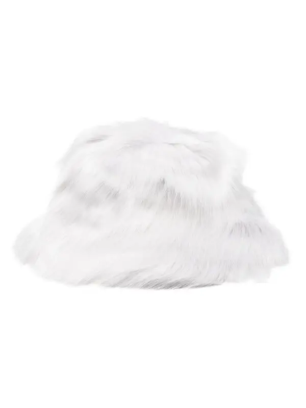 Patrizia Pepe Faux-fur Bucket Hat - Grey