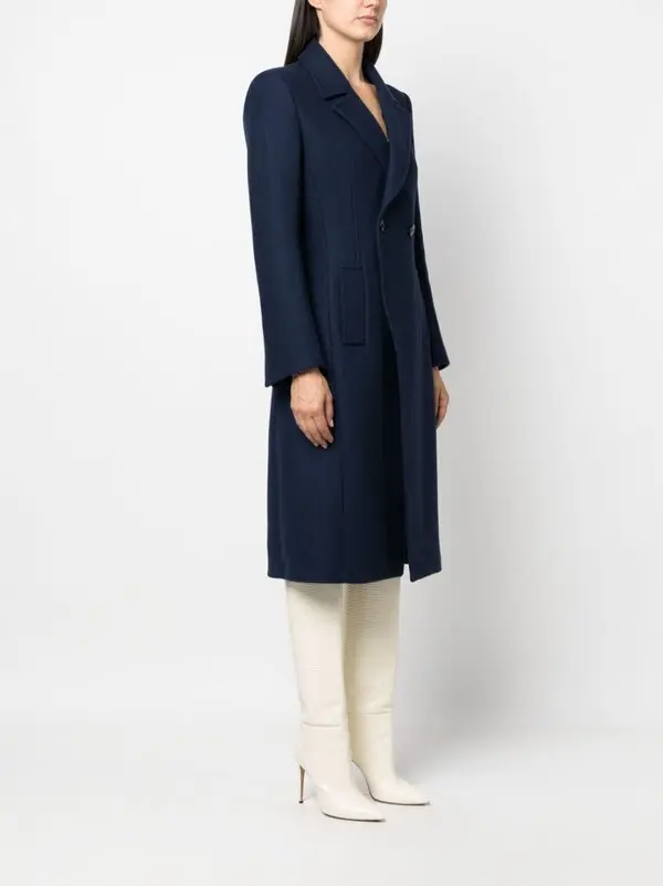 Patrizia Pepe Double-breasted Wool-blend Coat