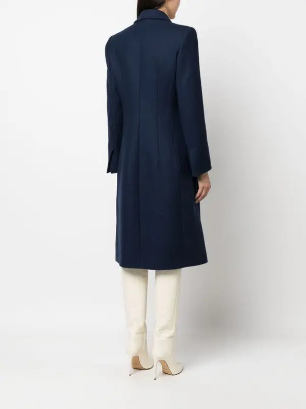 Patrizia Pepe Double-breasted Wool-blend Coat