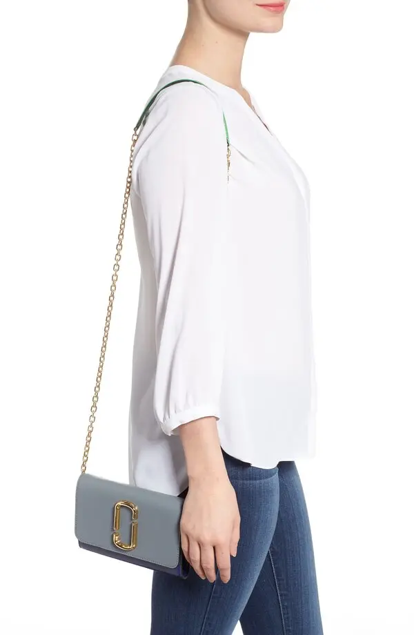 marc jacobs - Snapshot Leather Wallet On A Chain