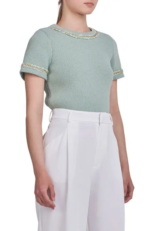 Endless Rose Chain Accent Knit Top