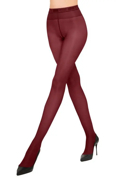 Wolford Neon 40 Tights - Midnight Red