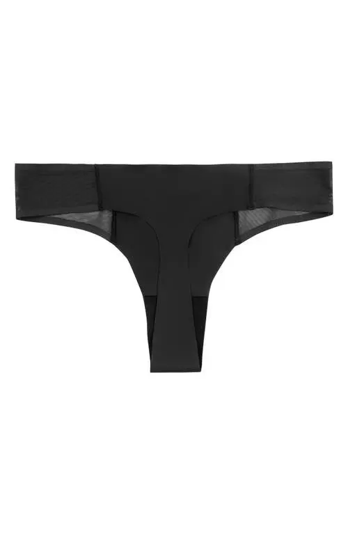 Uwila Warrior 2-pack Soft Seamless Thong With Mesh - Tap Shoe Black