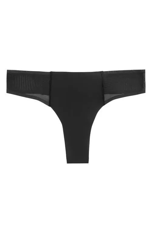Uwila Warrior 2-pack Soft Seamless Thong With Mesh - Tap Shoe Black
