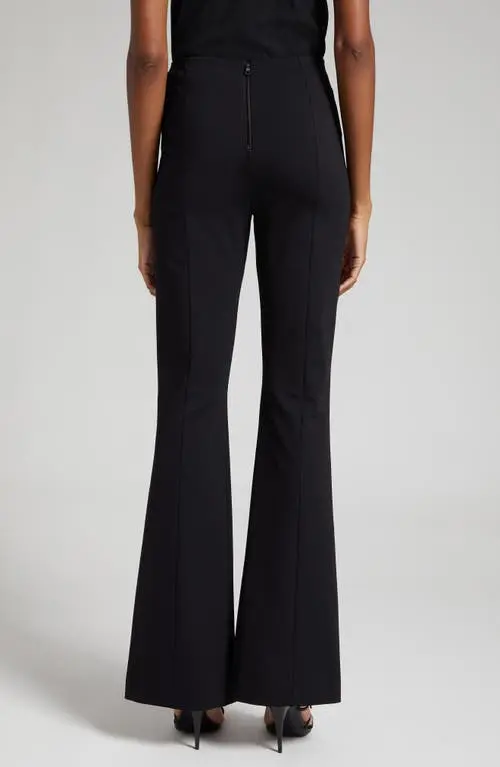 Alice + Olivia Emiko Split Cuff Flare Pants - Black