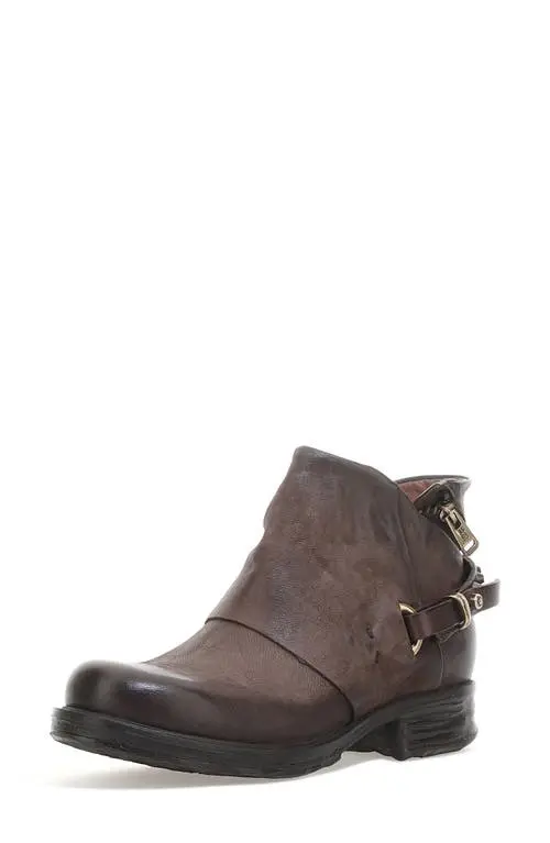 A.S.98 Steve Studded Bootie - Chocolate