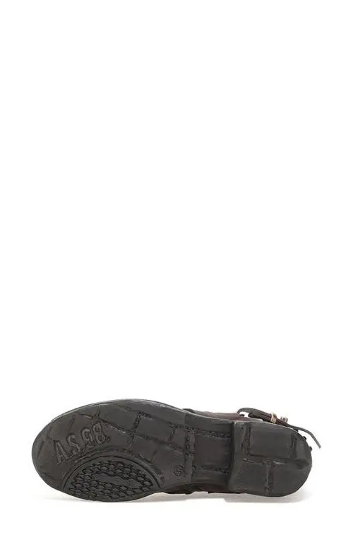 A.S.98 Steve Studded Bootie - Chocolate