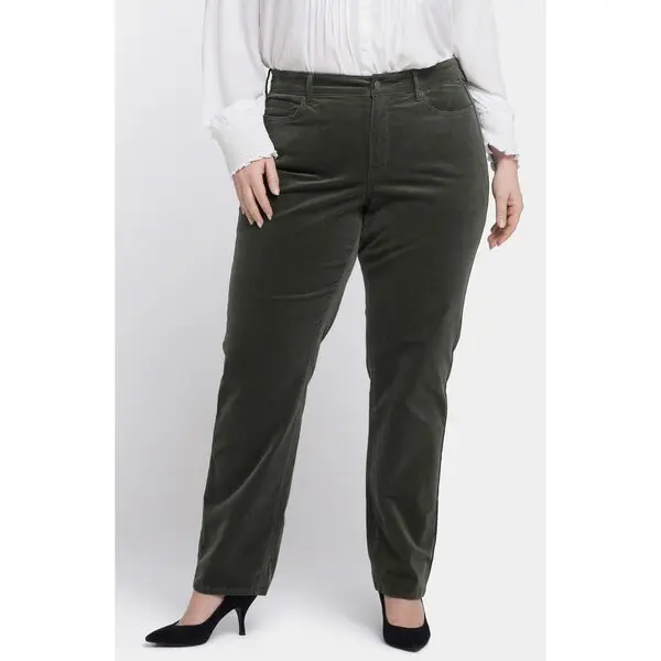 NYDJ Marilyn Straight Leg Jeans - Vine Leaf