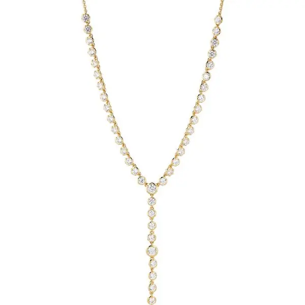 Nadri Cleo Slider Y-necklace - Gold