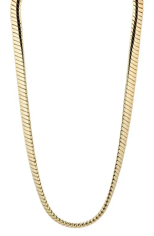 Nadri Omega Chain Collar Necklace - Gold