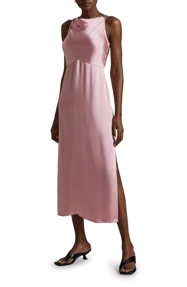 green emerald velvet dress Stolen Stores Classic Maxi Pink Slip Dress main image 0