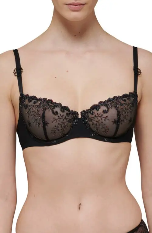 Simone Perele Delice' Underwire Demi Bra - Gem Black