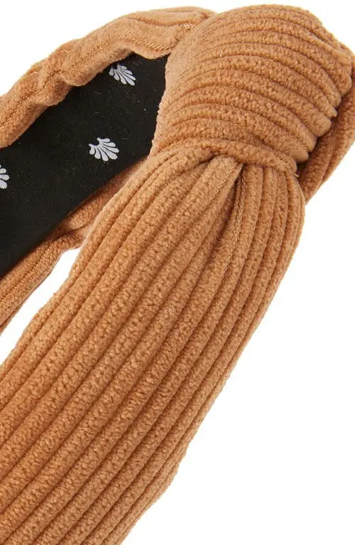 Lele Sadoughi Slim Knotted Corduroy Headband