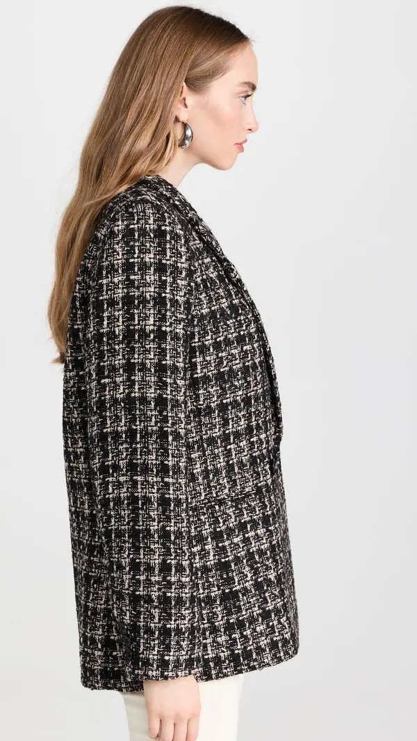 ANINE BING Madeleine Tweed Blazer