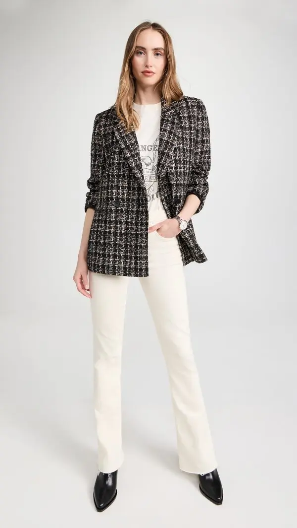 ANINE BING Madeleine Tweed Blazer