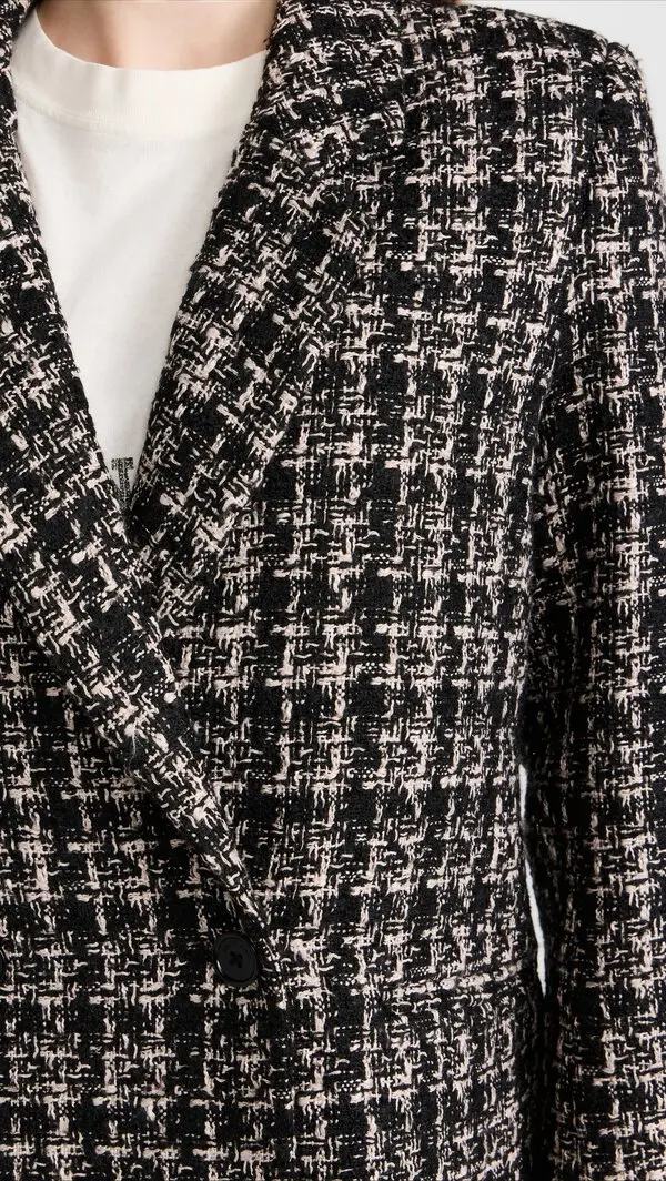 ANINE BING Madeleine Tweed Blazer