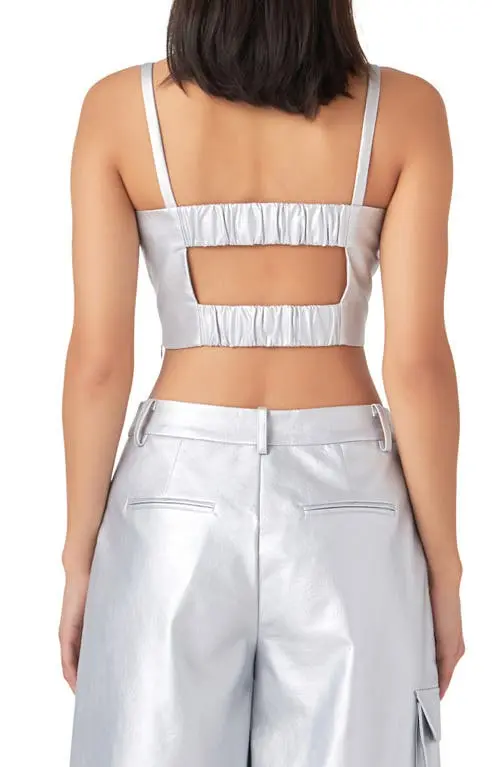 GREY LAB Cutout Crop Tank
