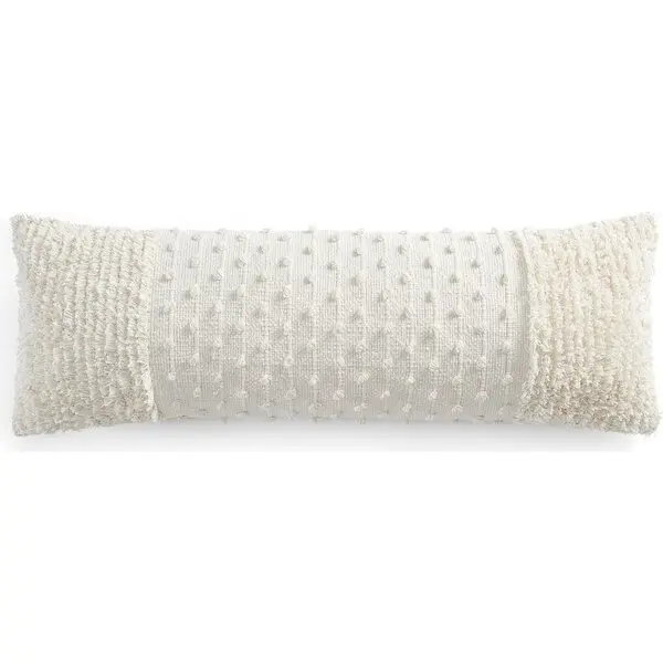 DKNY PURE Emma Lumbar Pillow - Ivory
