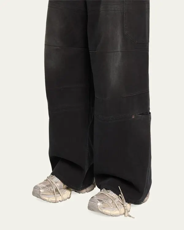 Balenciaga 3xl Mesh Runner Sneakers - Eggshell