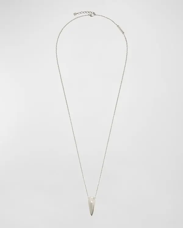 Givenchy G Tears Pendant Necklace - Silvery