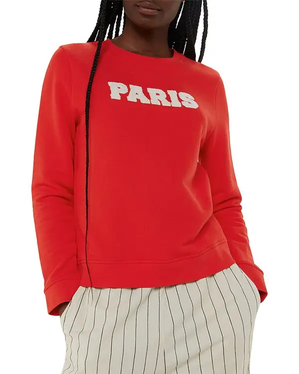 Whistles Cotton Crewneck Sweatshirt