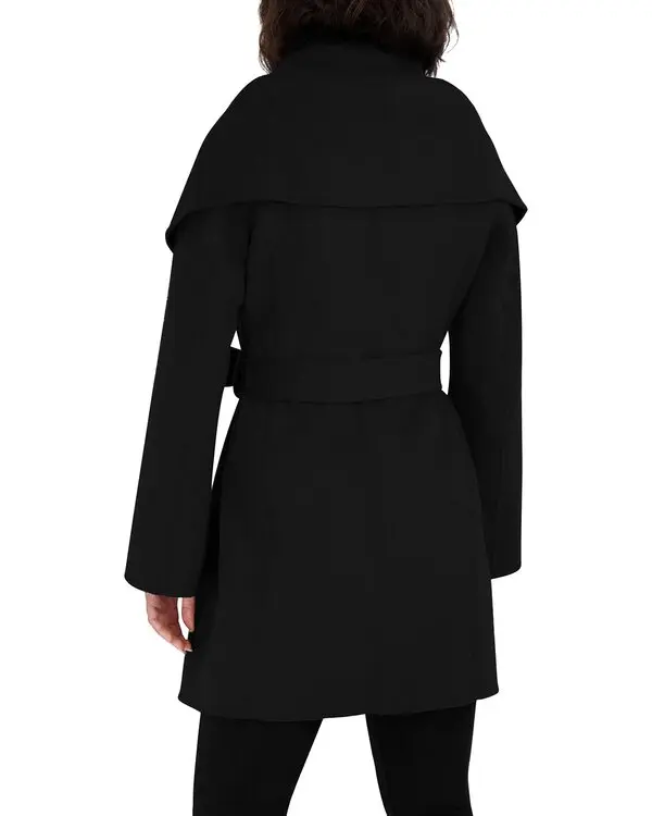 Tahari Marilyn Belted Coat - Black