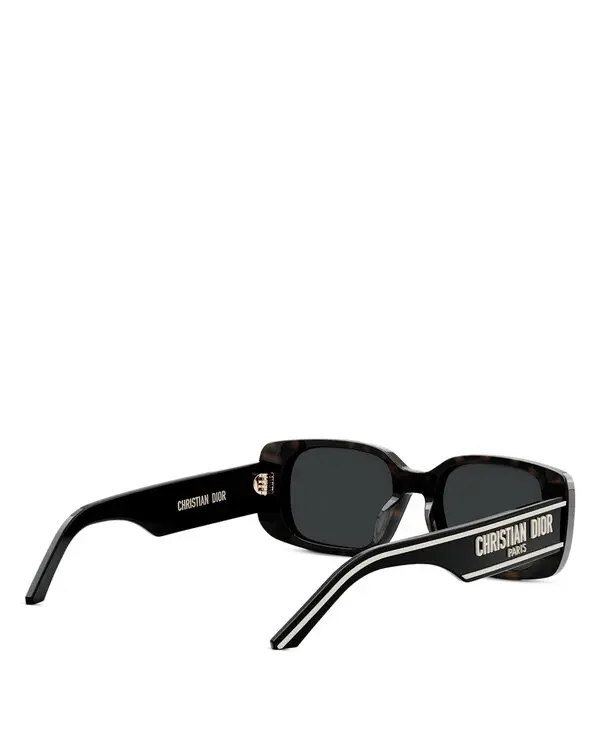 Dior Wildior S2u Geometric Sunglasses - Dark Havana/gray Solid