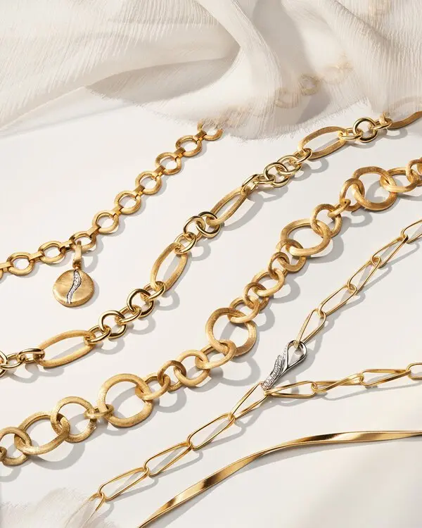 Marco Bicego 18k Yellow Marrakech Twisted Collar Necklace