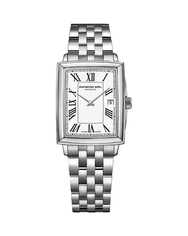 RAYMOND WEIL Toccata Bracelet Watch, 23mm X 28mm - White/silver