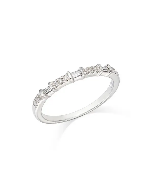Bloomingdale'S 14k Diamond Band, 0.12 Tcw - White