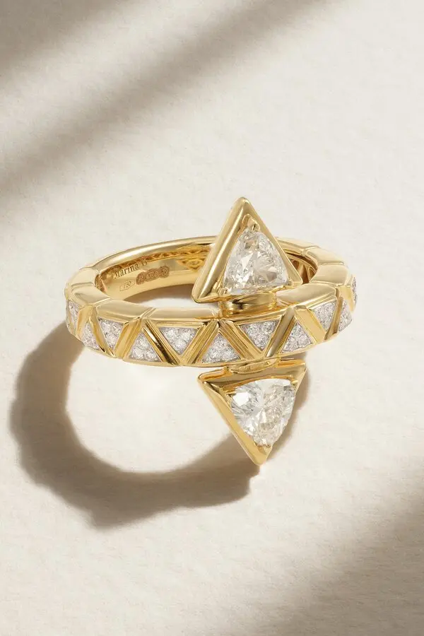 Marina B Triangoli Freccia 18-karat Diamond Ring - Gold