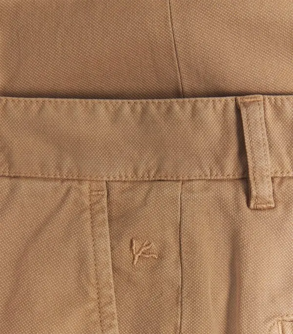 Isaia Stretch-cotton Chinos - Beige