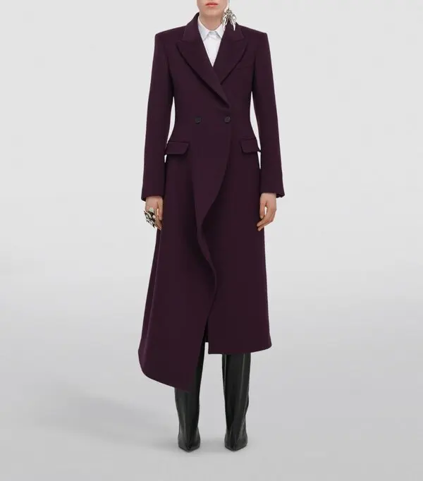 Alexander McQueen Wool Double-breasted Coat