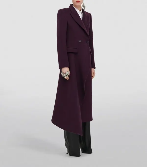 Alexander McQueen Wool Double-breasted Coat