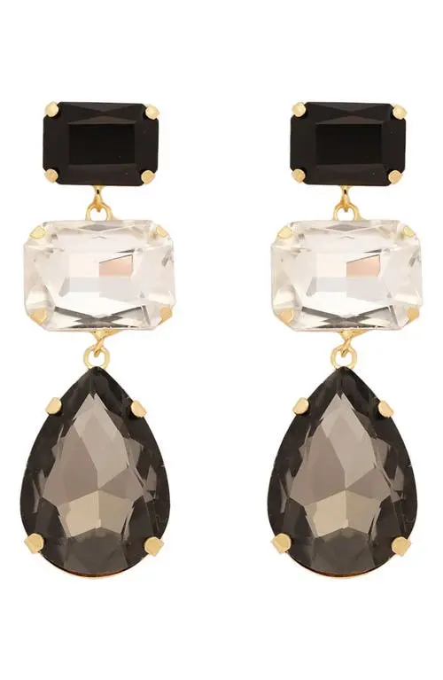 PETIT MOMENTS Alexi Drop Earrings - Grey