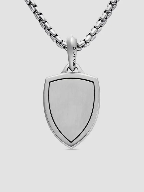 David Yurman St. Michael Amulet In Sterling 26mm