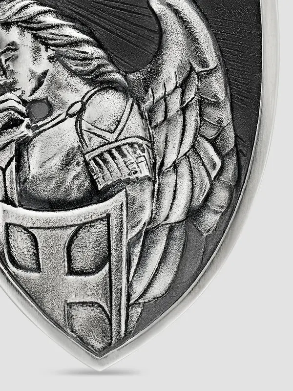 David Yurman St. Michael Amulet In Sterling 26mm