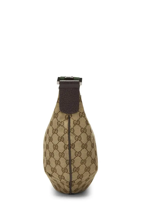 Gucci Original Gg Canvas Web Round Bag