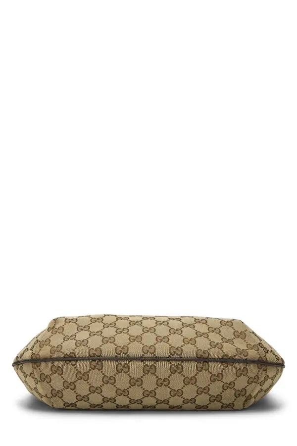Gucci Original Gg Canvas Web Round Bag