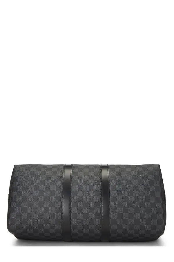 LOUIS VUITTON Damier Graphite Keepall Bandouliere 45 - Grey