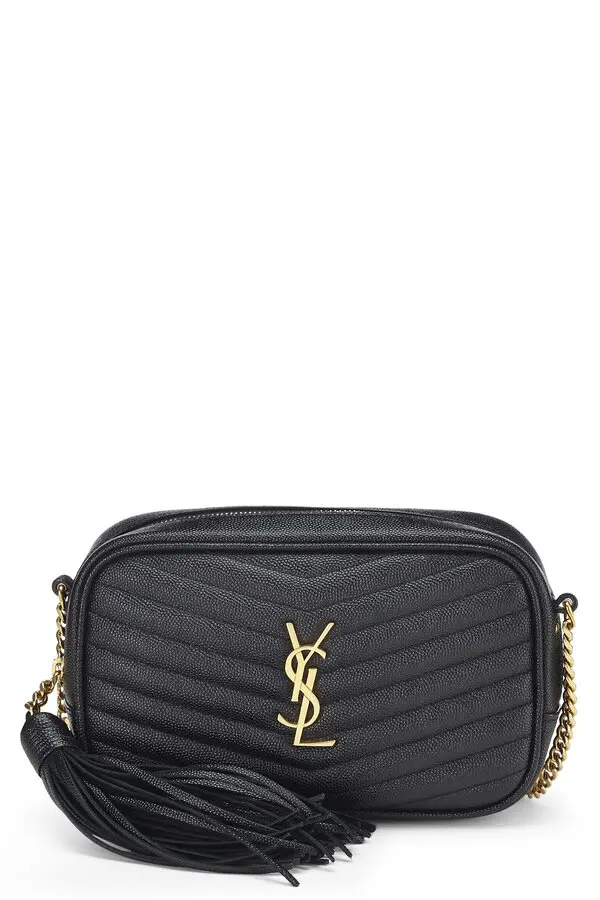 Saint Laurent Quilted Calfskin Lou Camera Bag Mini