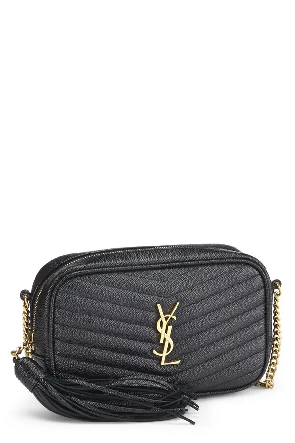 Saint Laurent Quilted Calfskin Lou Camera Bag Mini