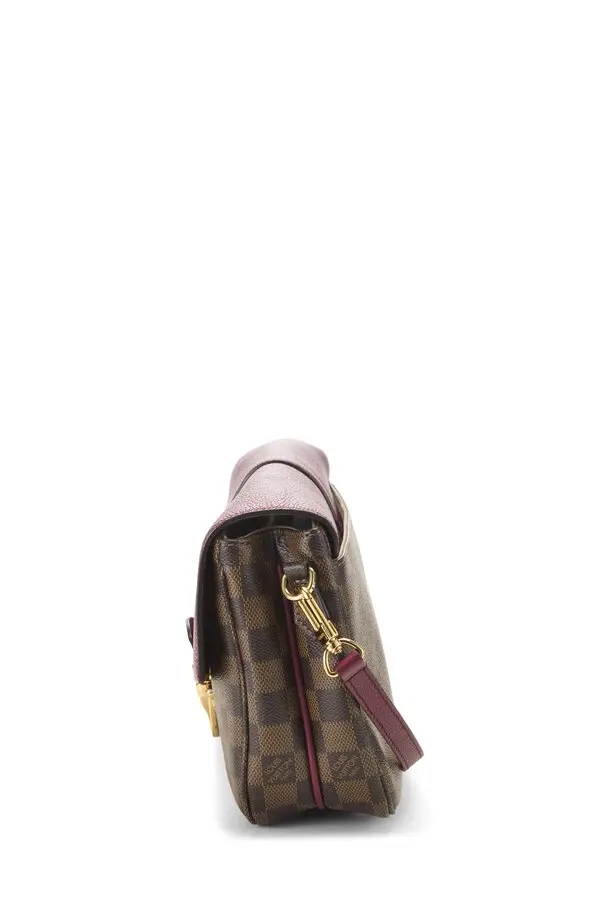 LOUIS VUITTON Damier Ebene Clapton Crossbody - Purple