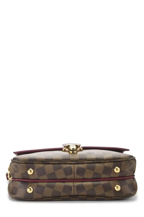LOUIS VUITTON Damier Ebene Clapton Crossbody - Purple