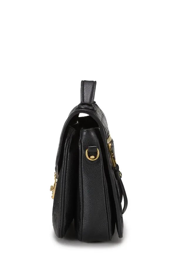 LOUIS VUITTON Monogram Empreinte Pochette Metis - Black