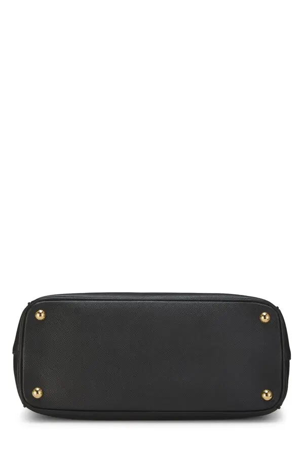 Prada Saffiano Leather Convertible Handbag - Black
